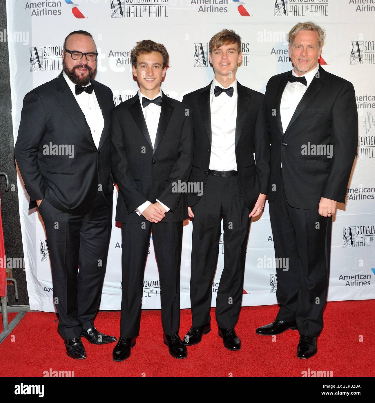 L-R: Songwriter Desmond Child, Nyro Child Shaw, Roman Child Shaw and ...