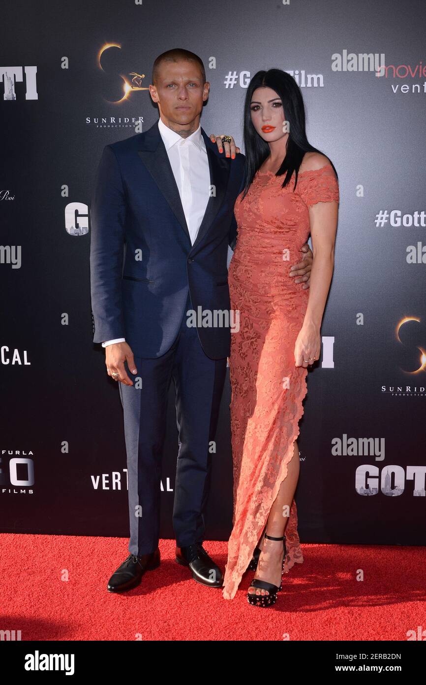 Spencer Lofranco (L) attends the "GOTTI" New York Premiere at the SVA ...