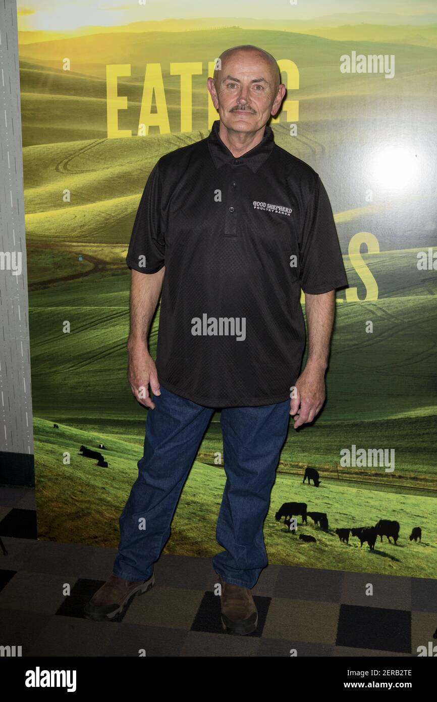 Farmer Frank Reese attending the premiere of movie "Eating Animals" at ...