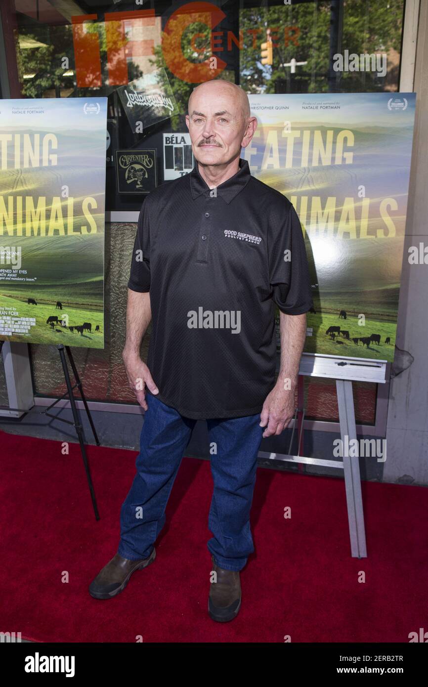 Farmer Frank Reese attending the premiere of movie "Eating Animals" at ...