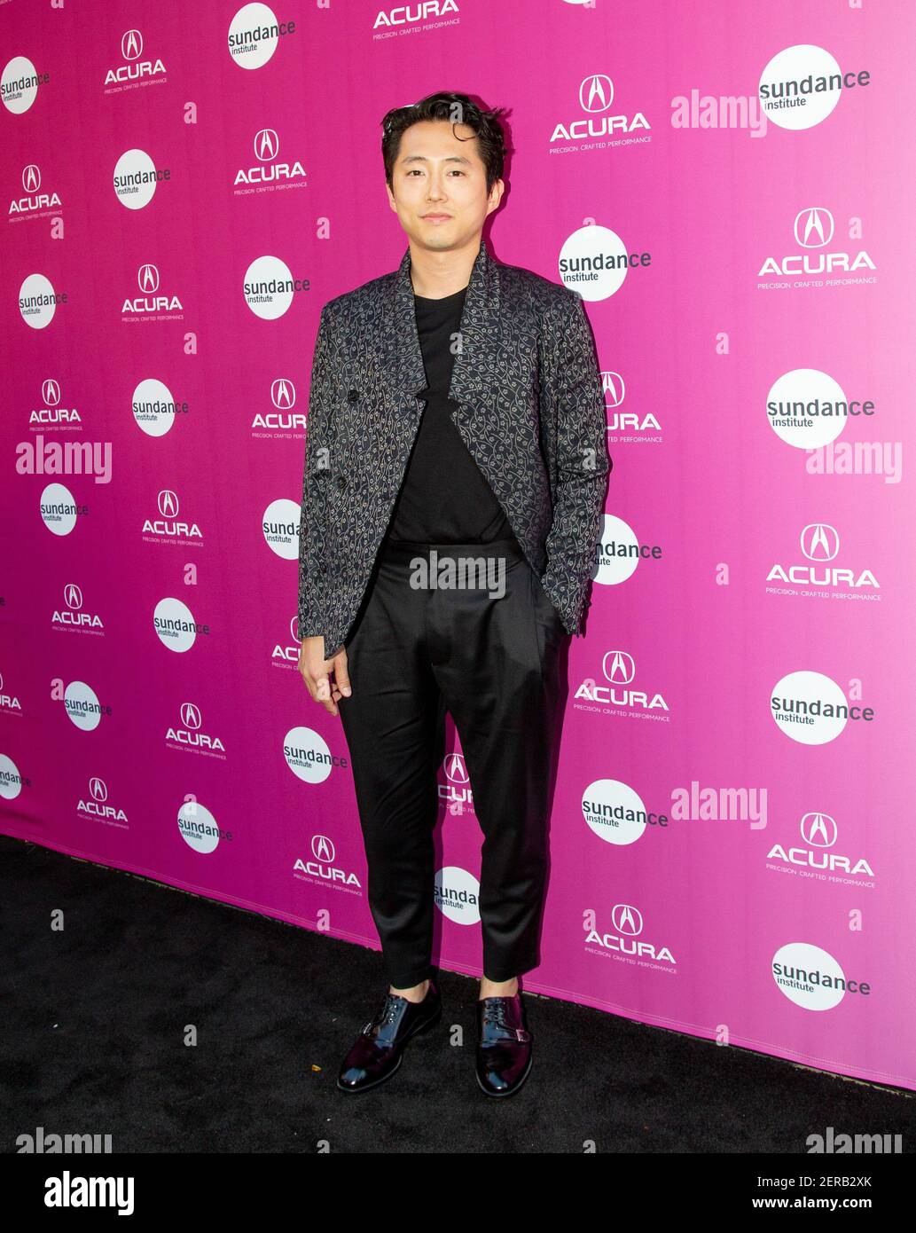 Steven Yeun attends the Sundance Institute at Sundown Summer Benefit at ...