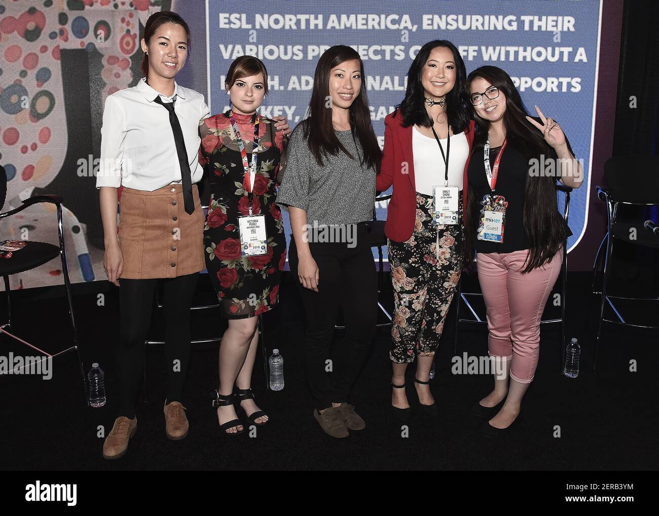 LOS ANGELES - JUNE 13: (L-R) "The World of Esports" - Zorine Te ...