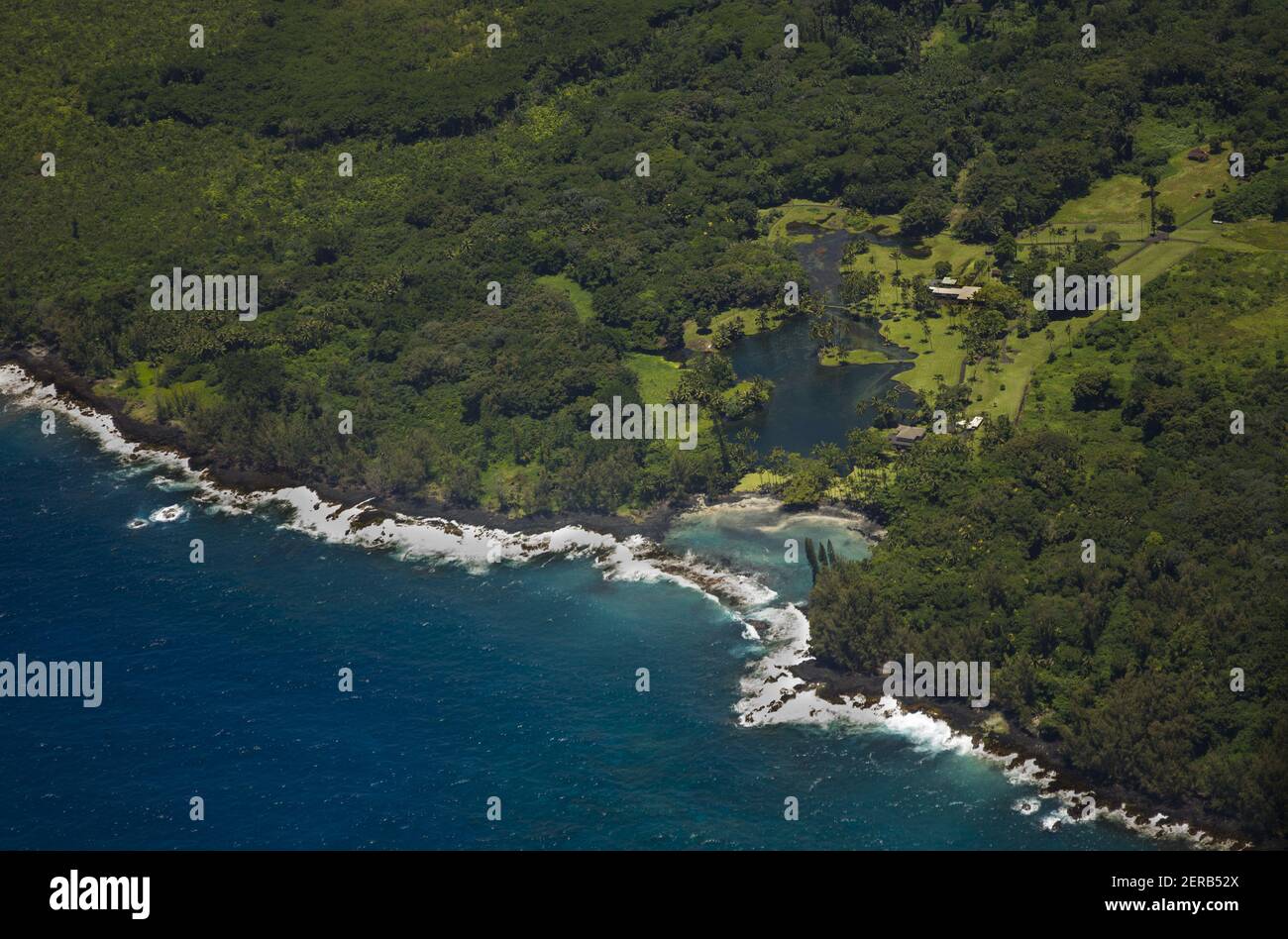 The Kilauea Volcano lower east rift zone eruption has spared some spots ...