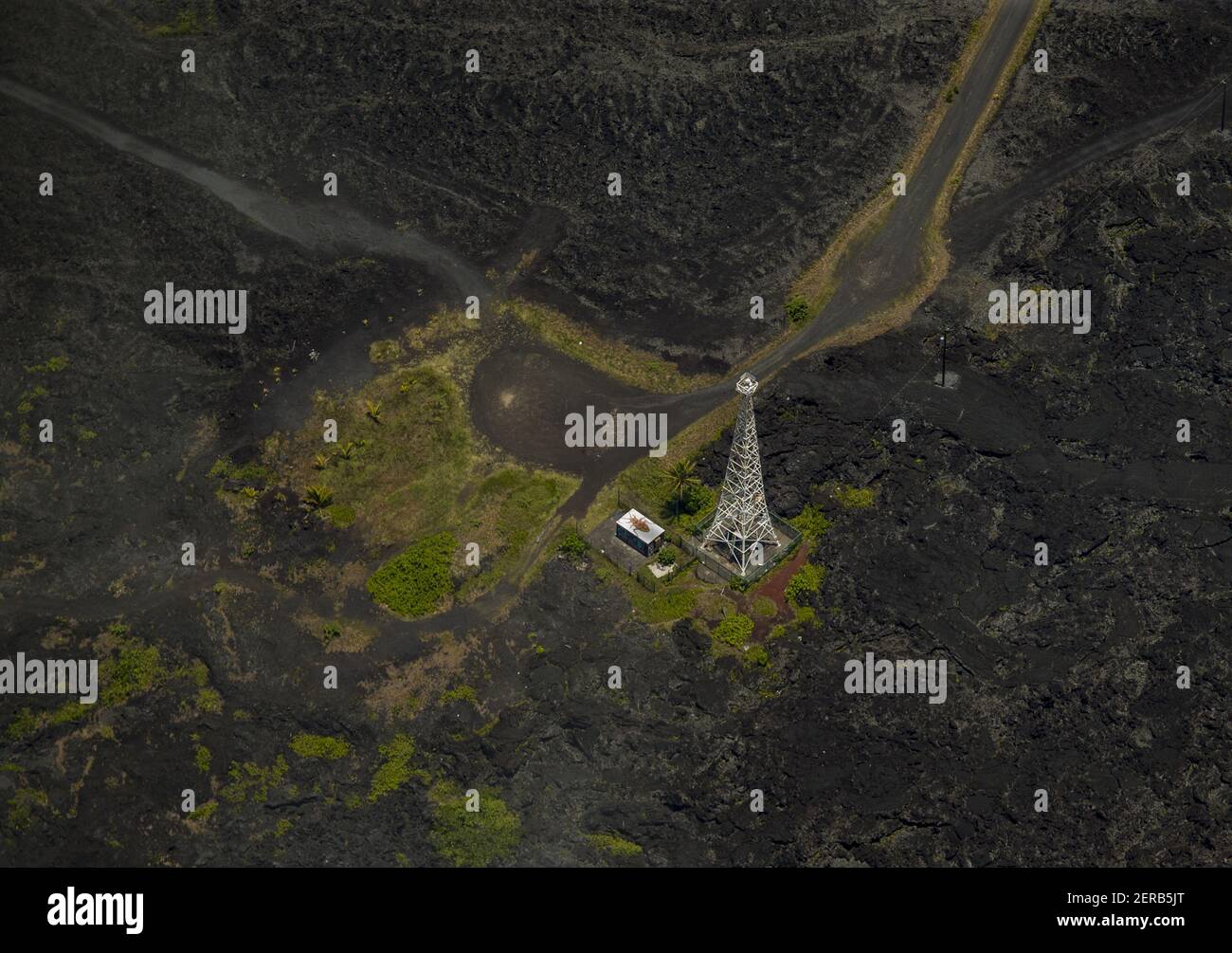 The Lighthouse still stands while most of the Kapoho area including the ...