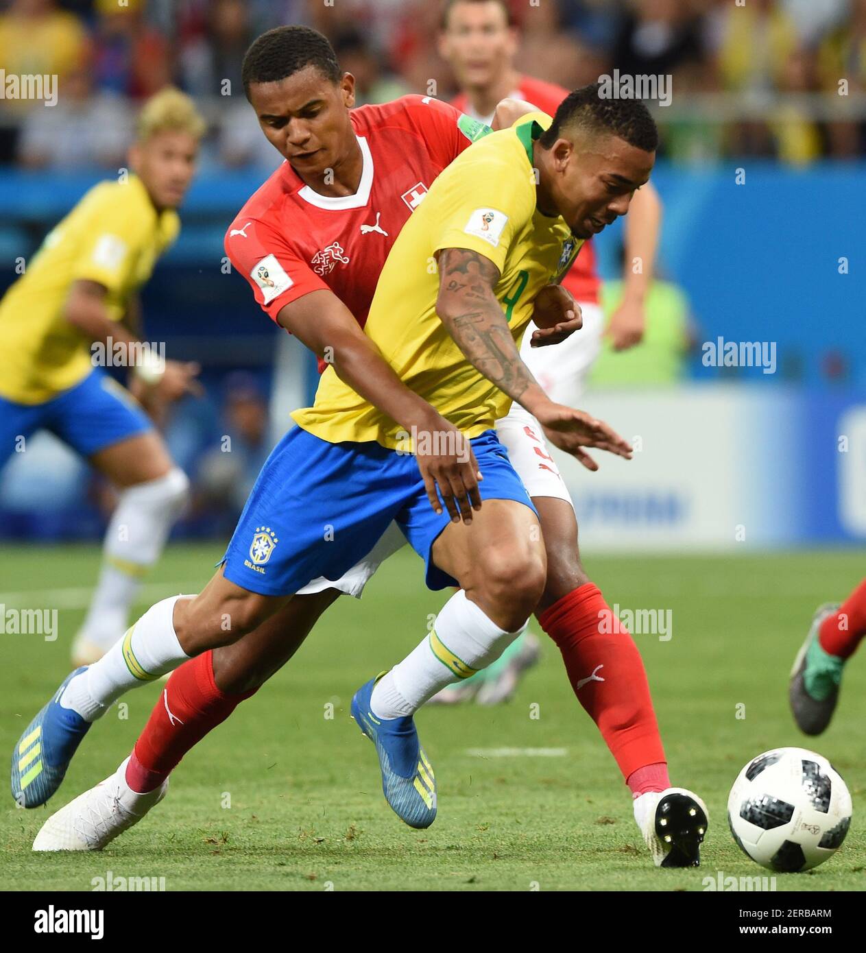 FIFA World Cup 2018 Russia. Group E. Brazil v Switzerland at "Rostov ...