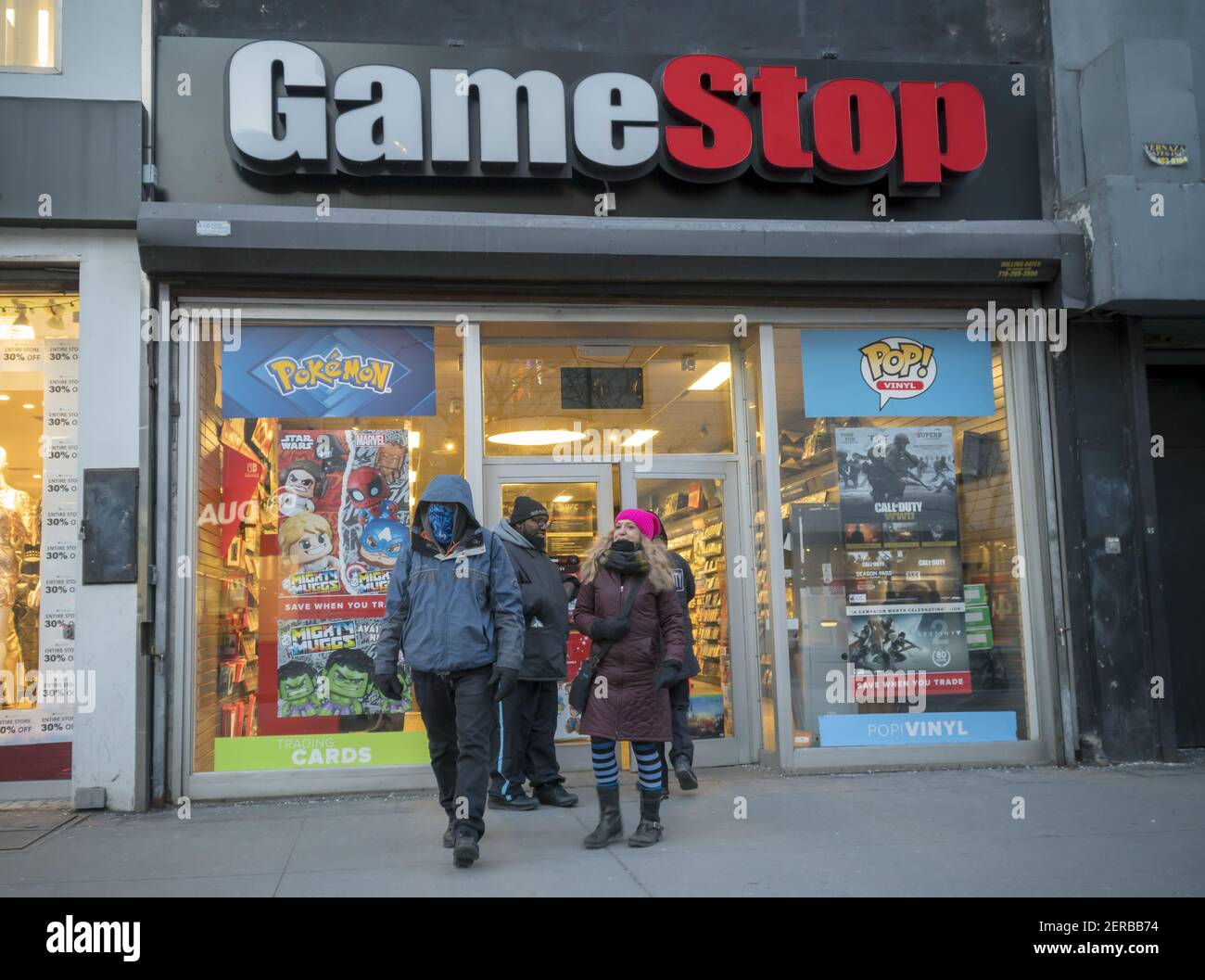 GameStop in Downtown Brooklyn in New York on Monday, January 1, 2018 ...
