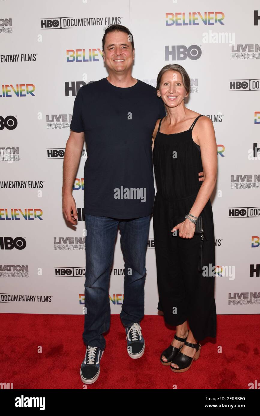 John Dehlin and Margi Weber Dehlin attend HBO Believer Documentary New ...