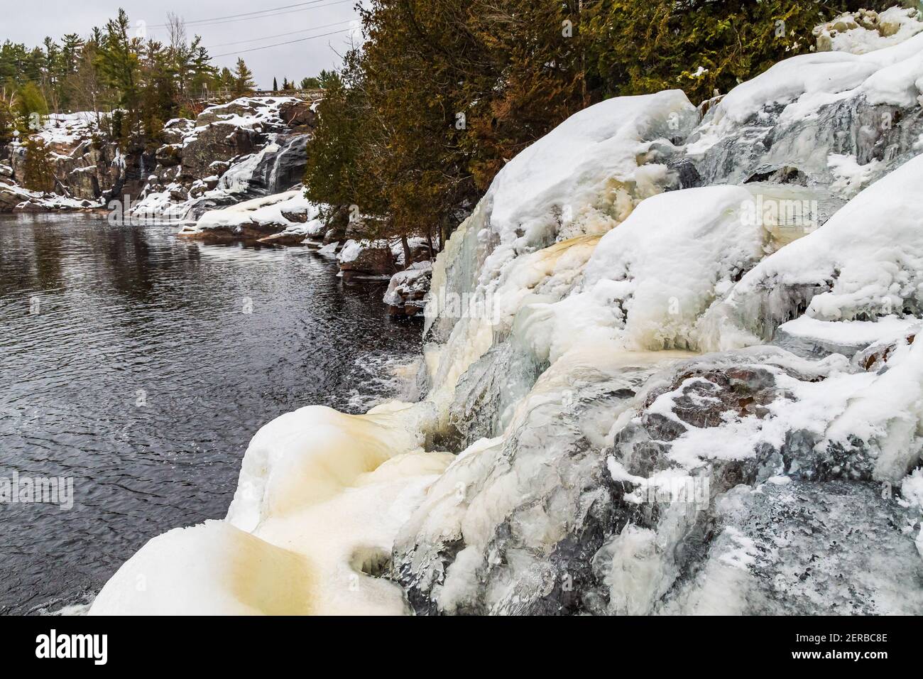 Muskoka Falls and Bracebrige Conservation Area Algonquin Highlands Bracebridge Ontario Canada in ...