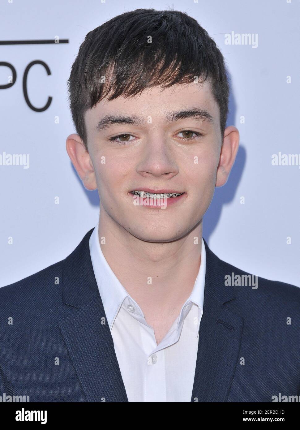 Lewis MacDougall arrives at the "Boundaries" Los Angeles Premiere held ...