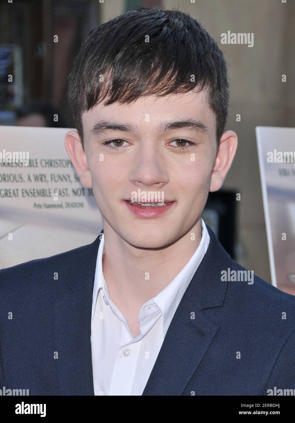 Lewis MacDougall arrives at the "Boundaries" Los Angeles Premiere held ...