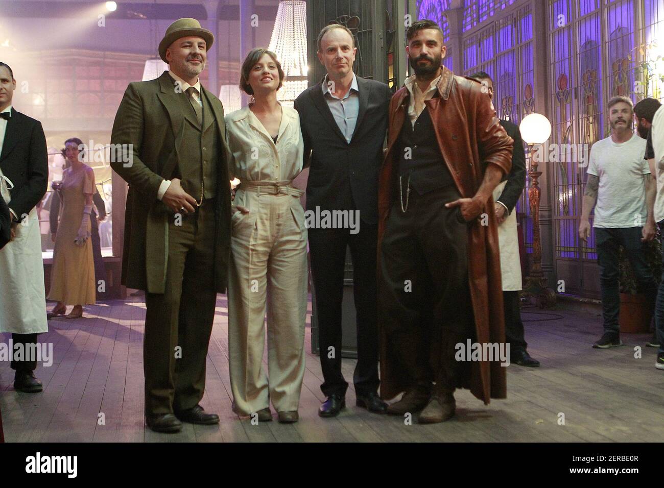 Actors Roberto Alamo, Michelle Jenner, Director Frank Ariza and Alex ...