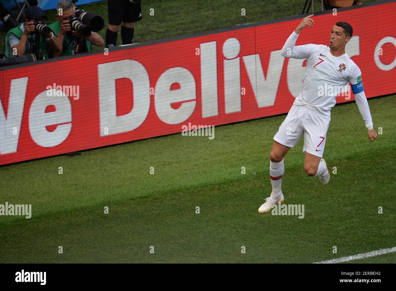 Portugese football player Cristiano Ronaldo during the match. June 20 ...