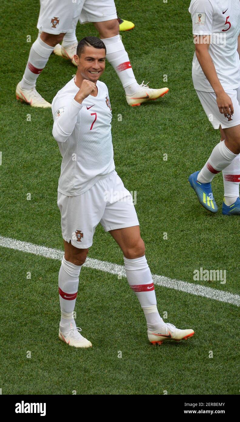 Portugese football player Cristiano Ronaldo during the match. June 20 ...