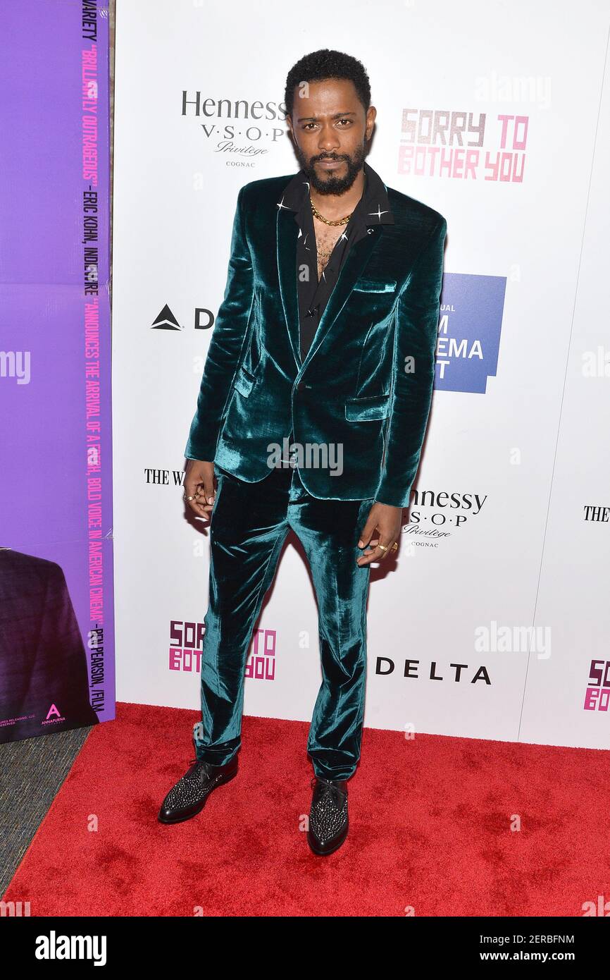 Lakeith Standfield attends the "Sorry To Bother You" Premiere during ...