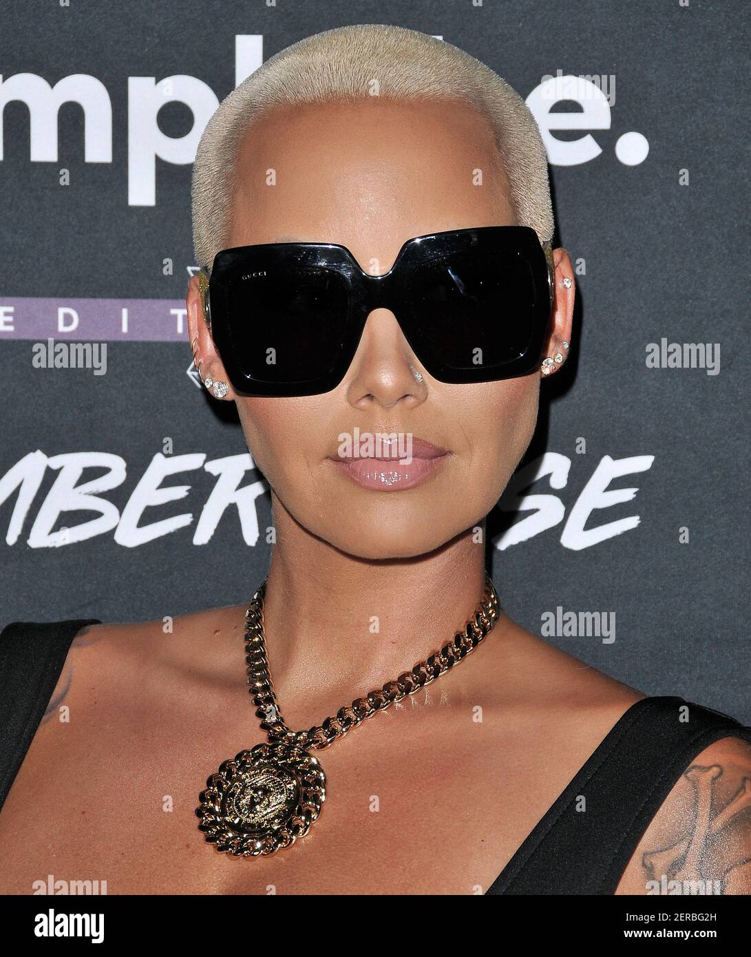 Amber Rose arrives at the Amber Rose x Simply Be Launch Party held at ...