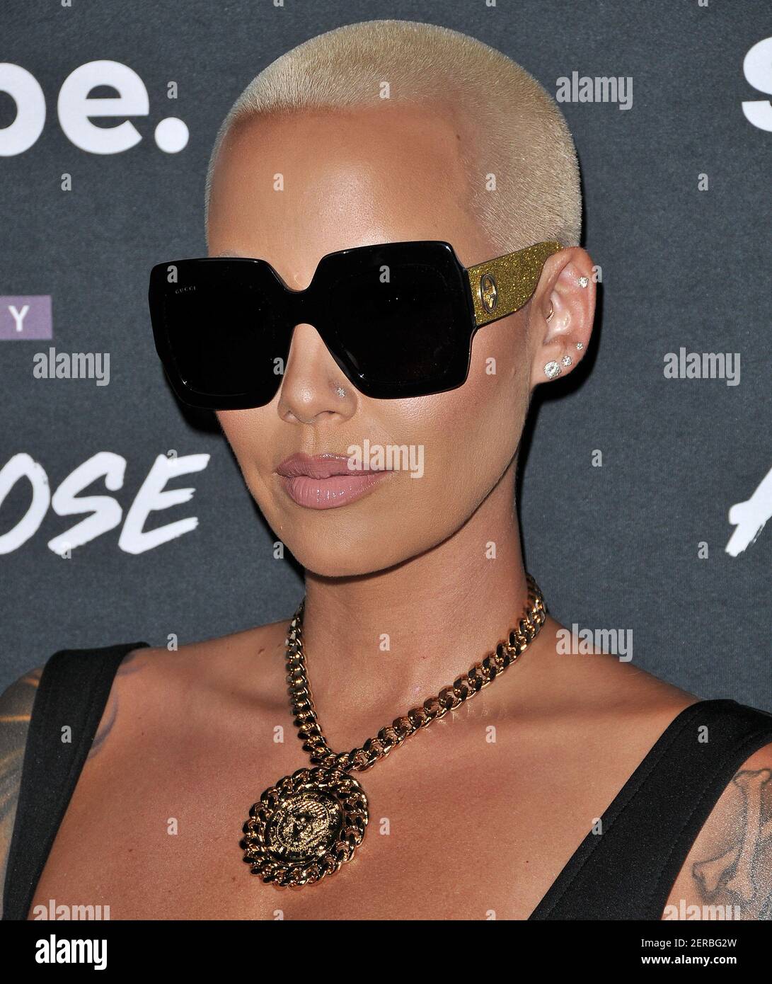 Amber Rose arrives at the Amber Rose x Simply Be Launch Party held at ...