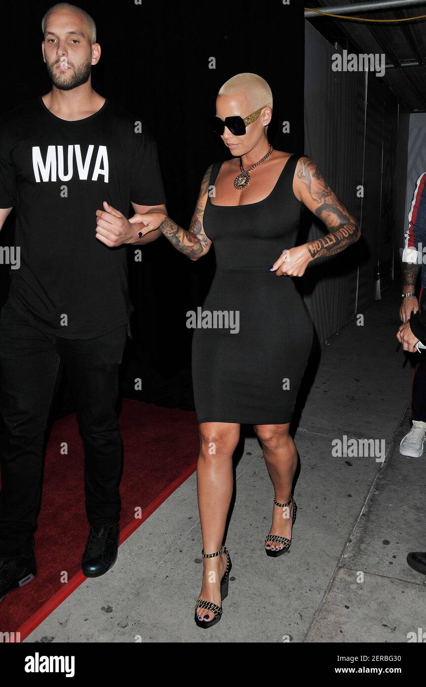Amber Rose arrives at the Amber Rose x Simply Be Launch Party held at ...