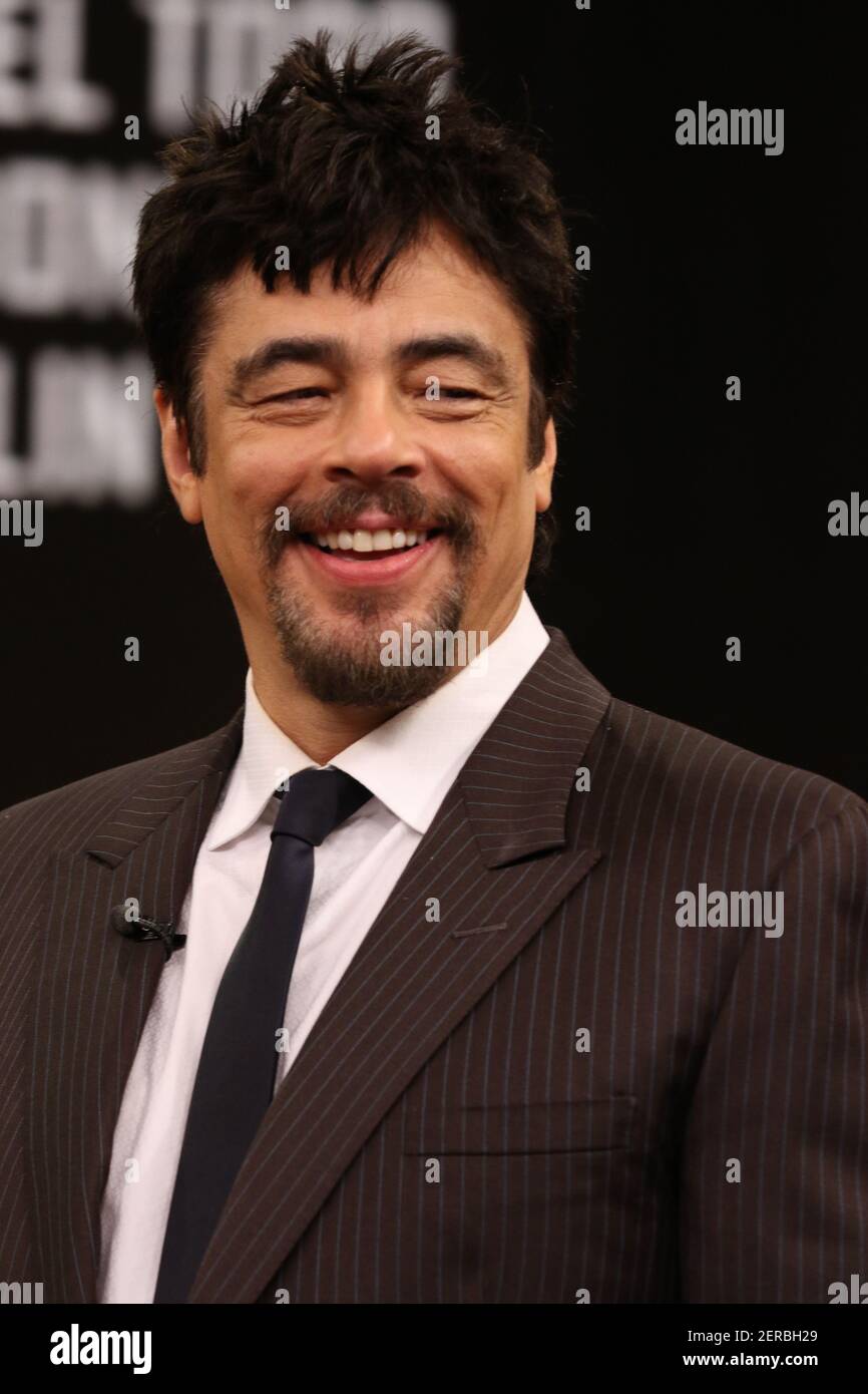 Actor Benicio del Toro from movie Sicario: Day of the Soldado visits ...