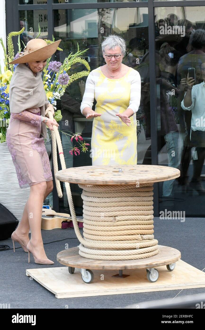 Queen Maxima during the opening of the Southern Building of the ...
