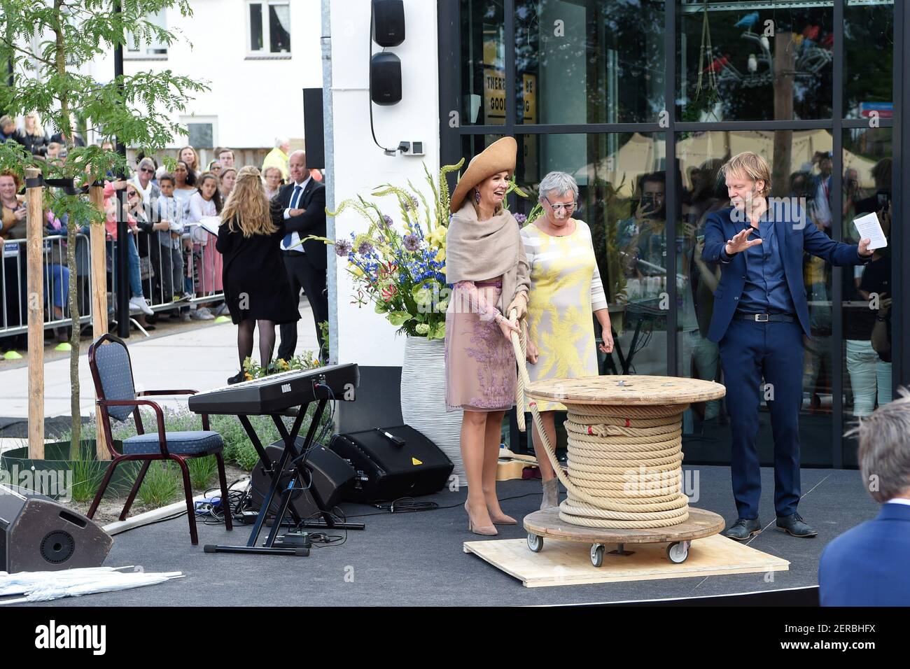 Queen Maxima during the opening of the Southern Building of the ...