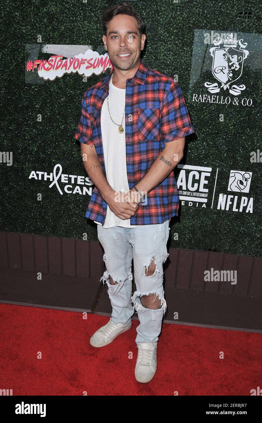 Kyle Stefanski arrives at the First Day of Summer x Athletes vs. Cancer ...