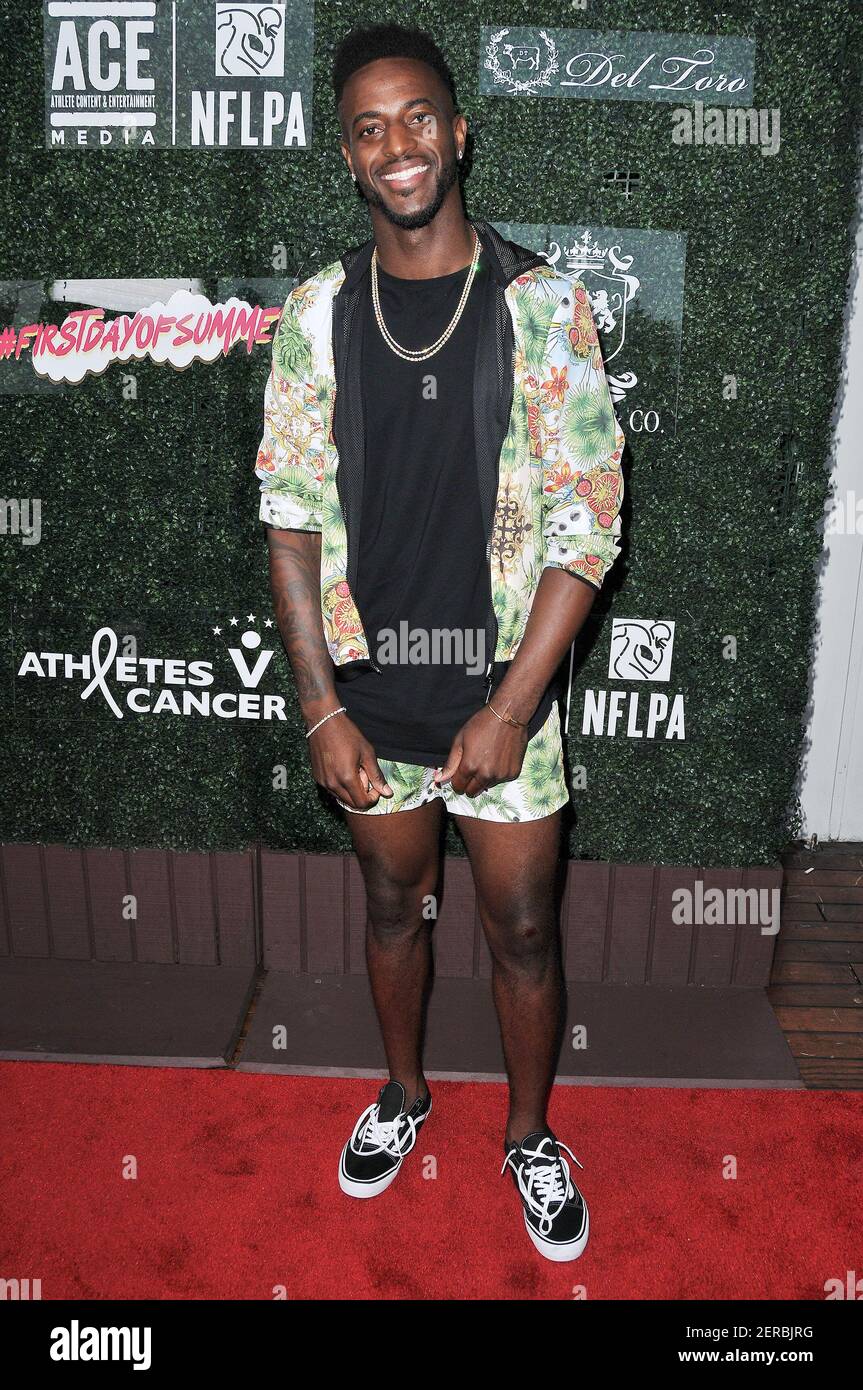 Dontrelle Inman arrives at the First Day of Summer x Athletes vs ...