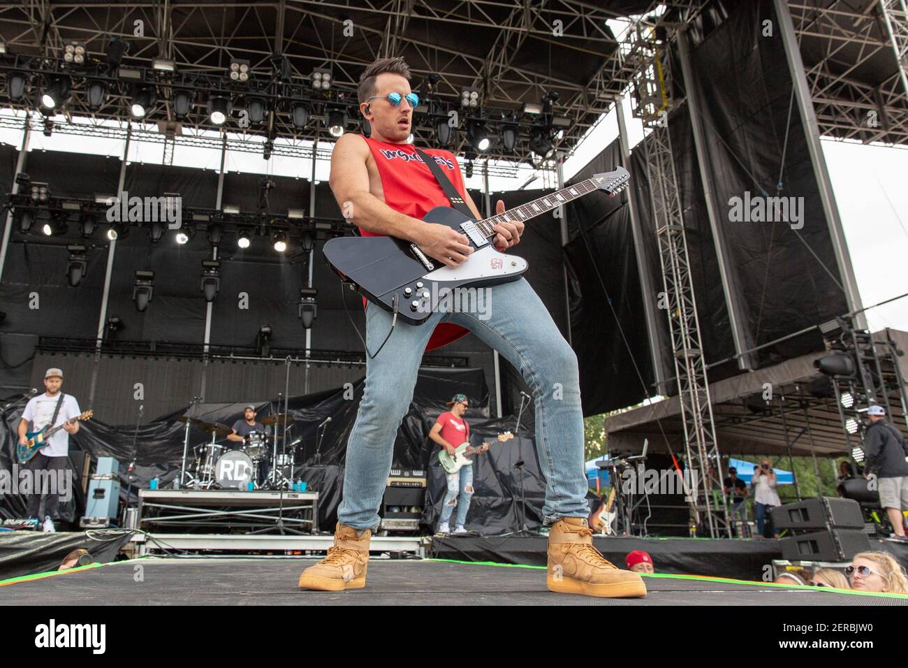 Russell Dickerson during Country USA Music Festival at Ford Festival ...