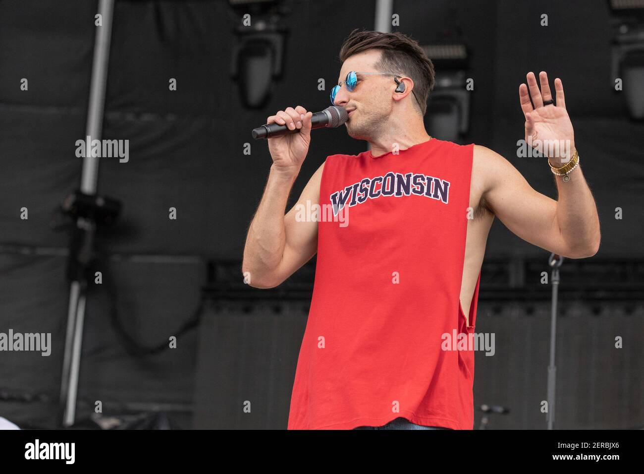 Russell Dickerson during Country USA Music Festival at Ford Festival ...