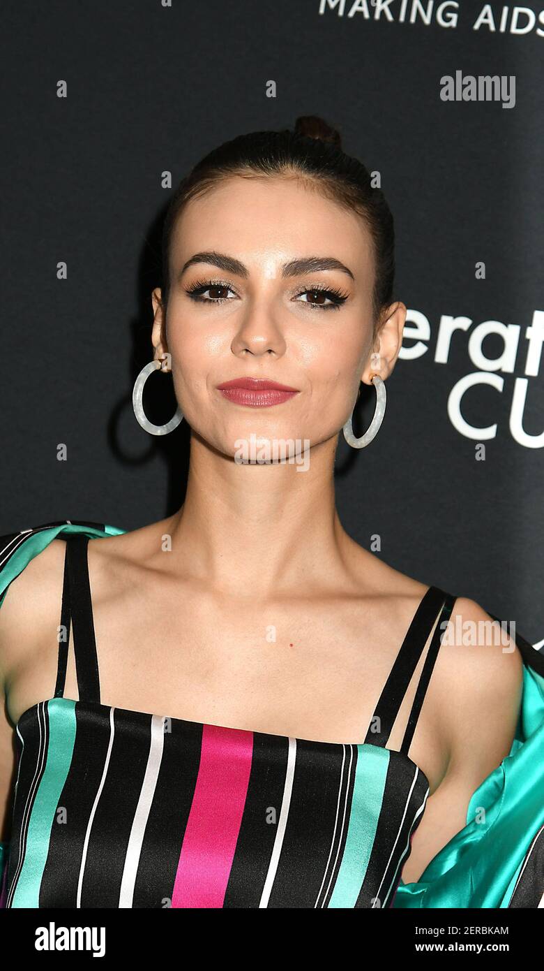 actor Victoria Justice attends the amfAR generationCURE 7th Annual ...