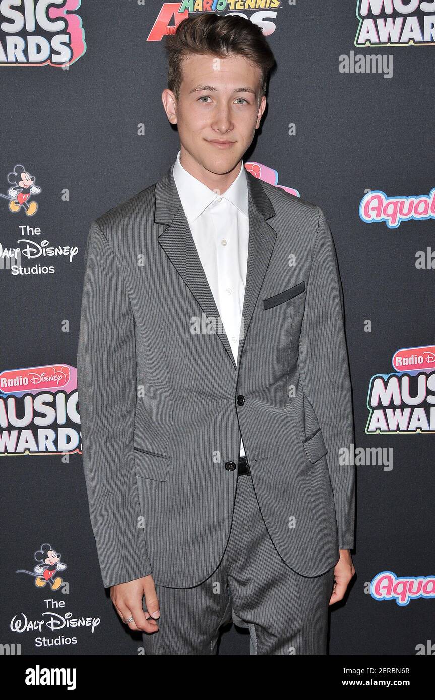 Luke Mullen arrives at the 2018 Radio Disney Music Awards held at the ...