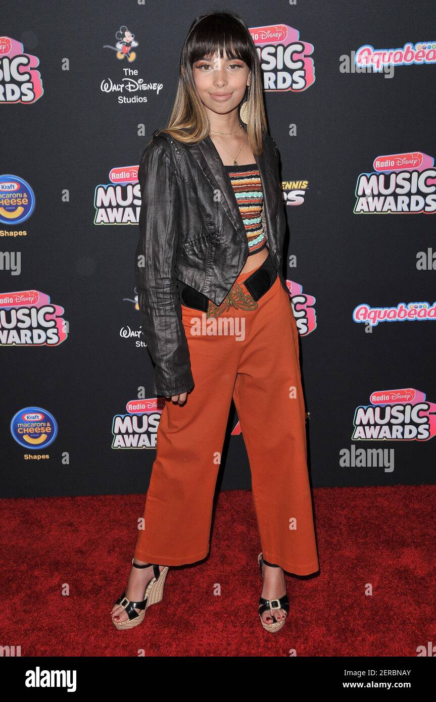 Kylie Cantral arrives at the 2018 Radio Disney Music Awards held at the ...