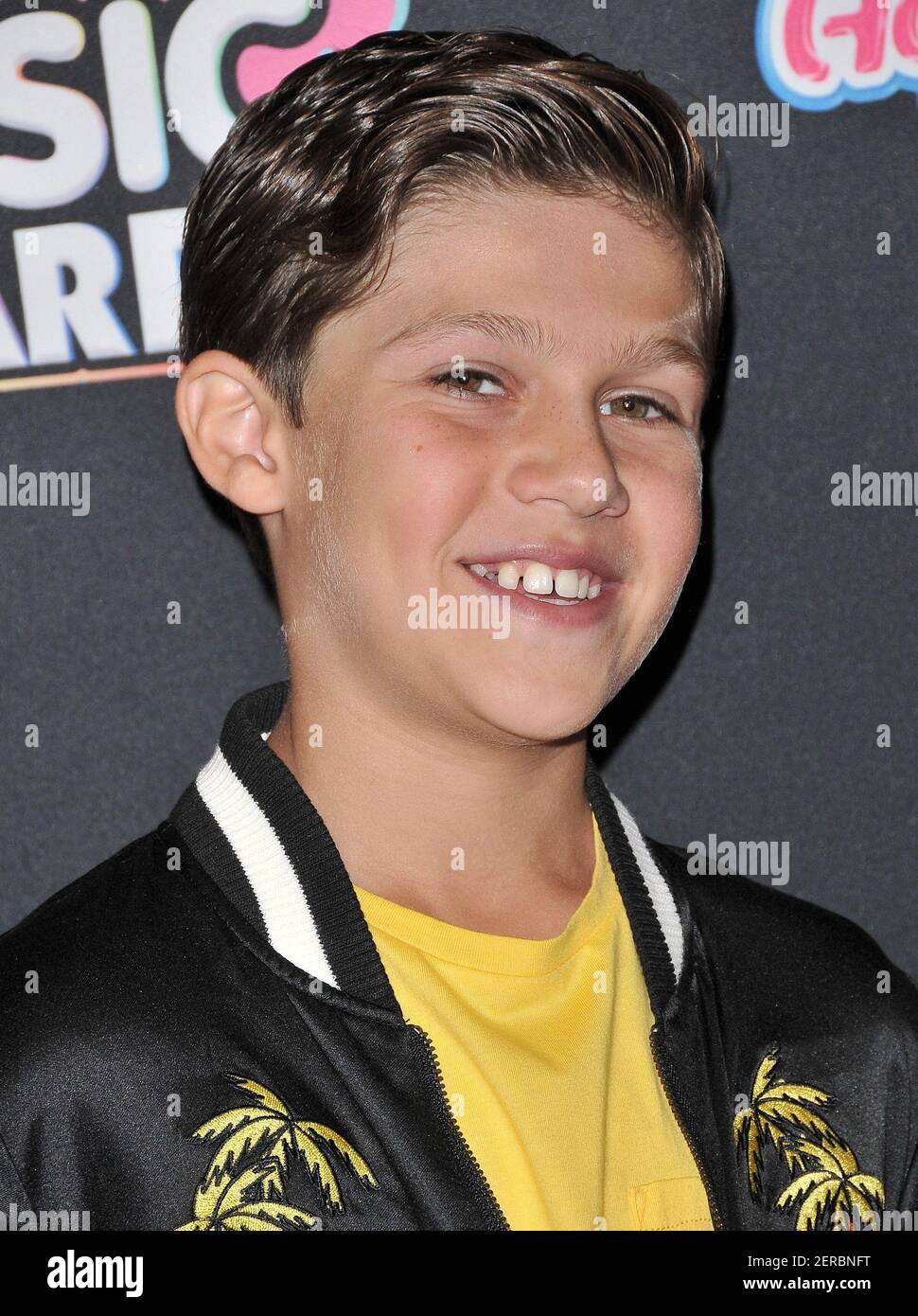 Jackson Dollinger arrives at the 2018 Radio Disney Music Awards held at ...