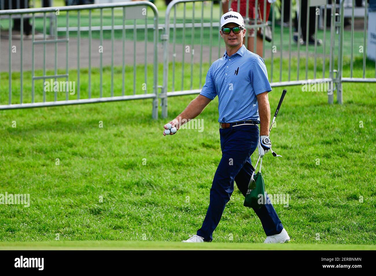 June 21, 2018: Kevin Streelman of the United States walks to a practice ...