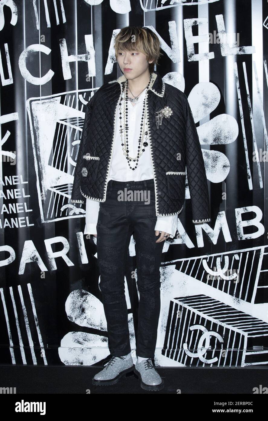 South Korean Zico, rapper of the South Korean boy group Block B ...