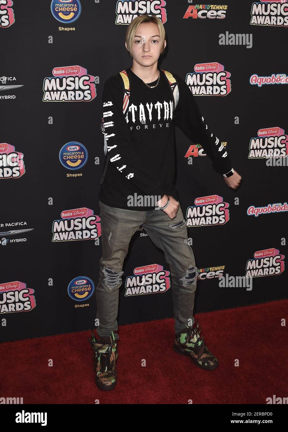 HOLLYWOOD, CA - JUNE 22: Backpack Kid at the 2018 Radio Disney Music ...