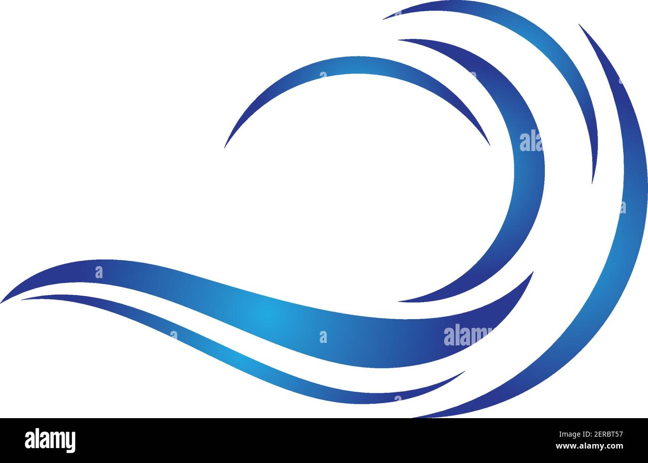 Water wave logo vector icon illustration design Stock Vector Image ...