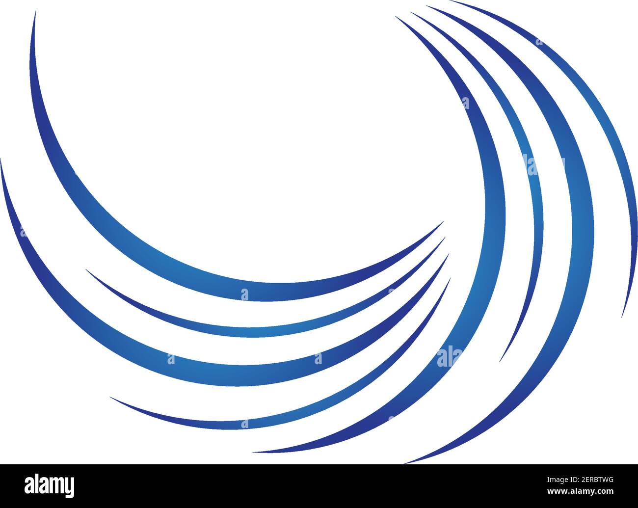 Water Wave logo vector icon illustration design Stock Vector Image ...