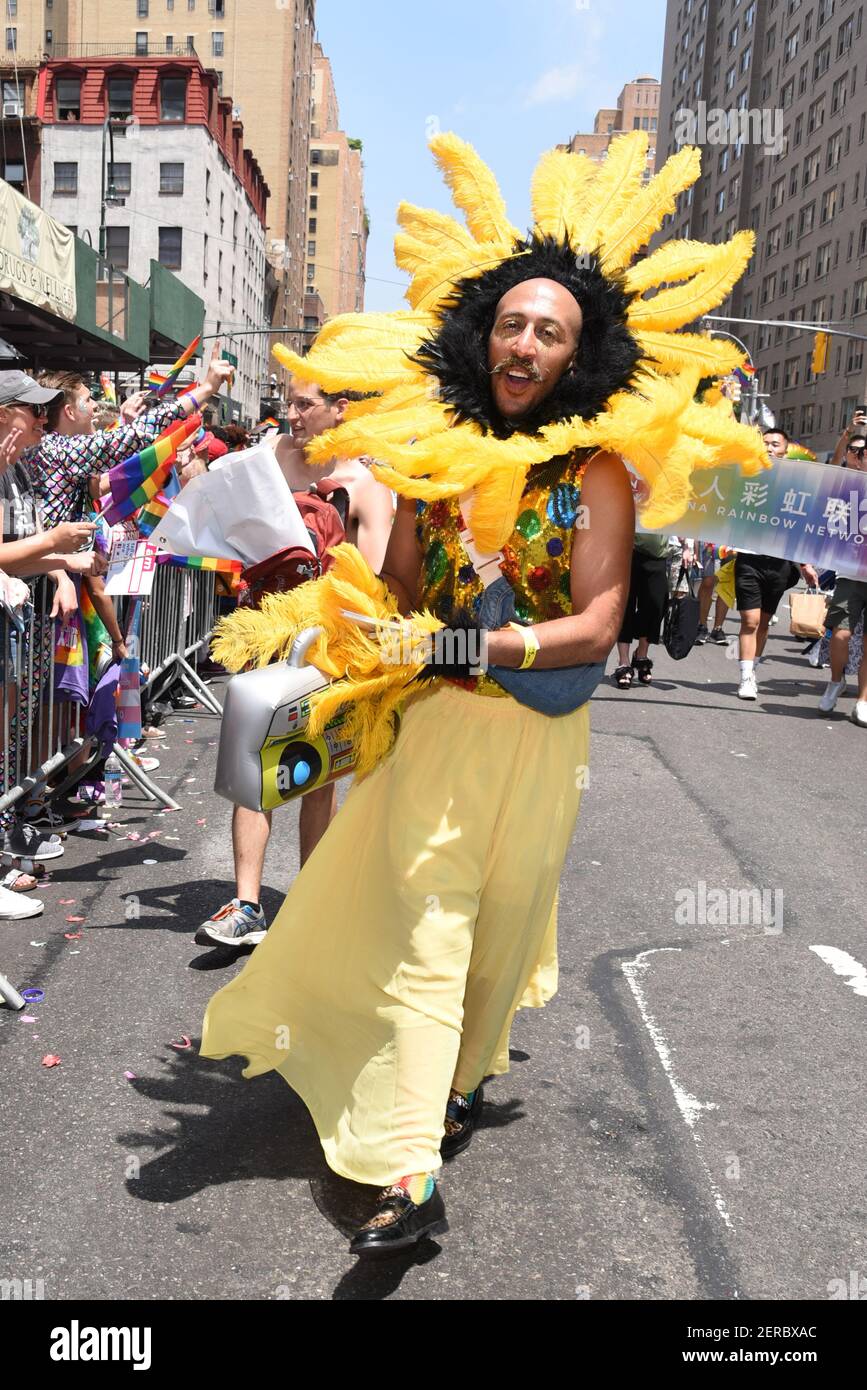 Atmosphere The 49th Annual NYC Pride March on June 24, 2018 in New York ...