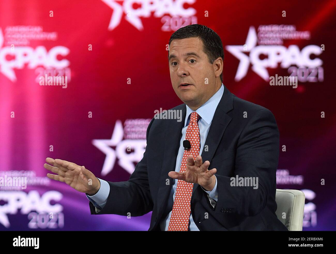 Rep. Devin Nunes (R-CA) speaks at the 2021 Conservative Political ...