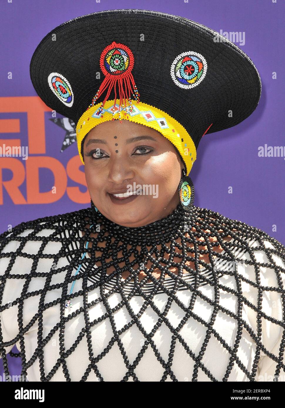 Criselda Dudumashe arrives at the 2018 BET Awards held at the Microsoft ...