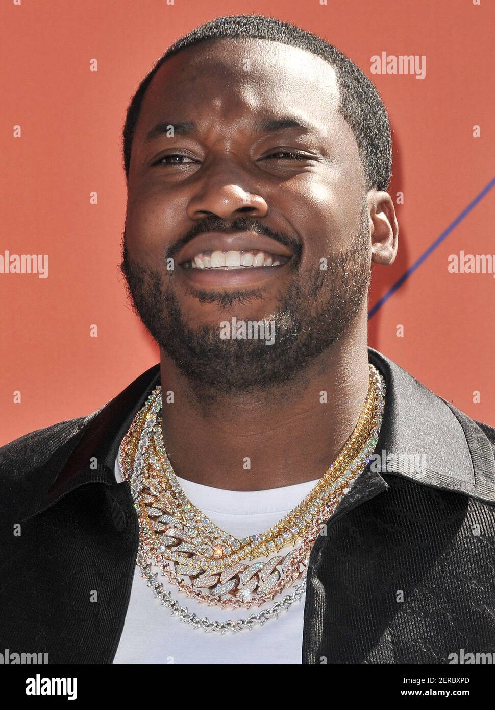 Meek Mill arrives at the 2018 BET Awards held at the Microsoft Theater ...