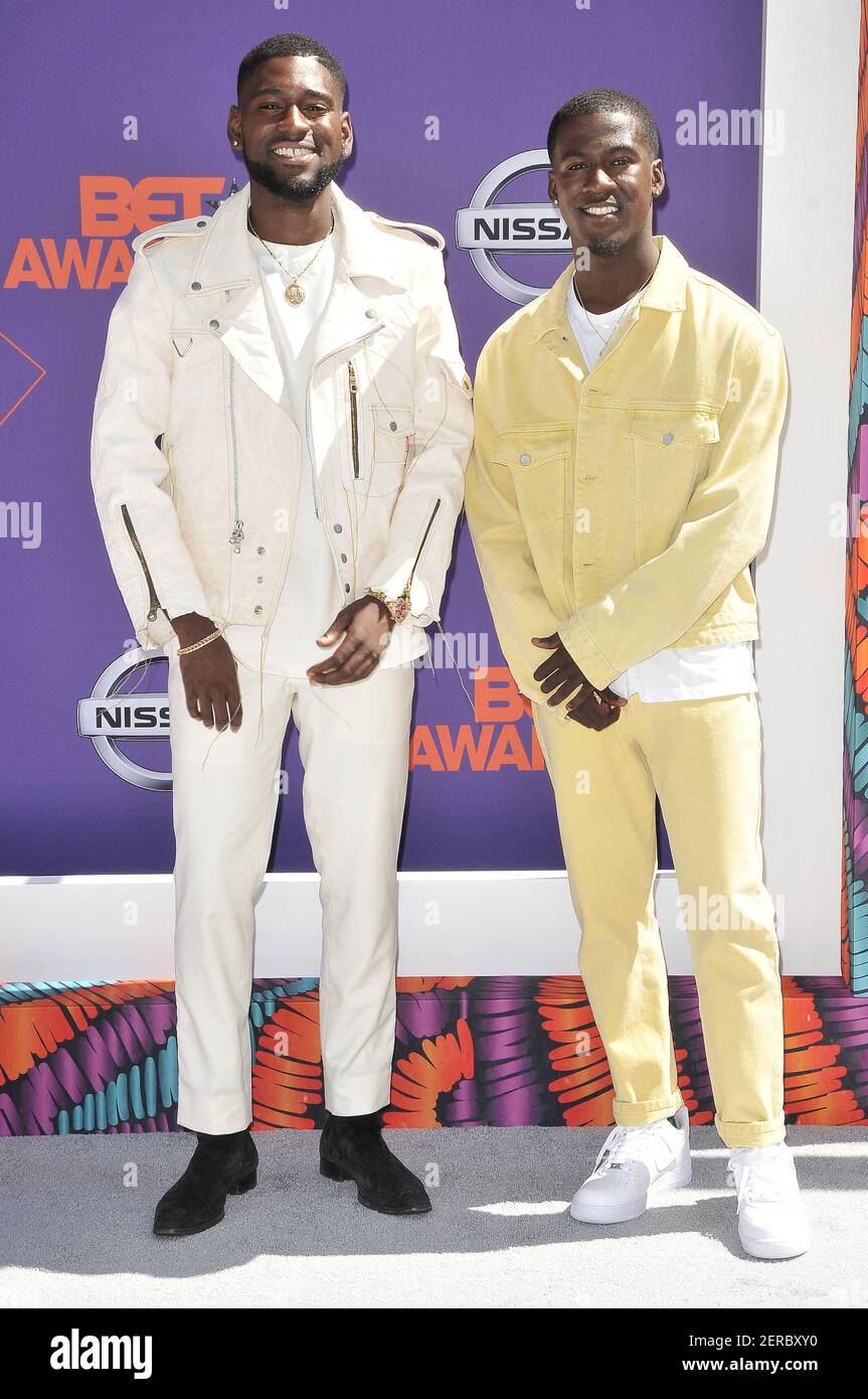 Kwame Boateng and Kwesi Boakye at the 2018 BET Awards held at the ...