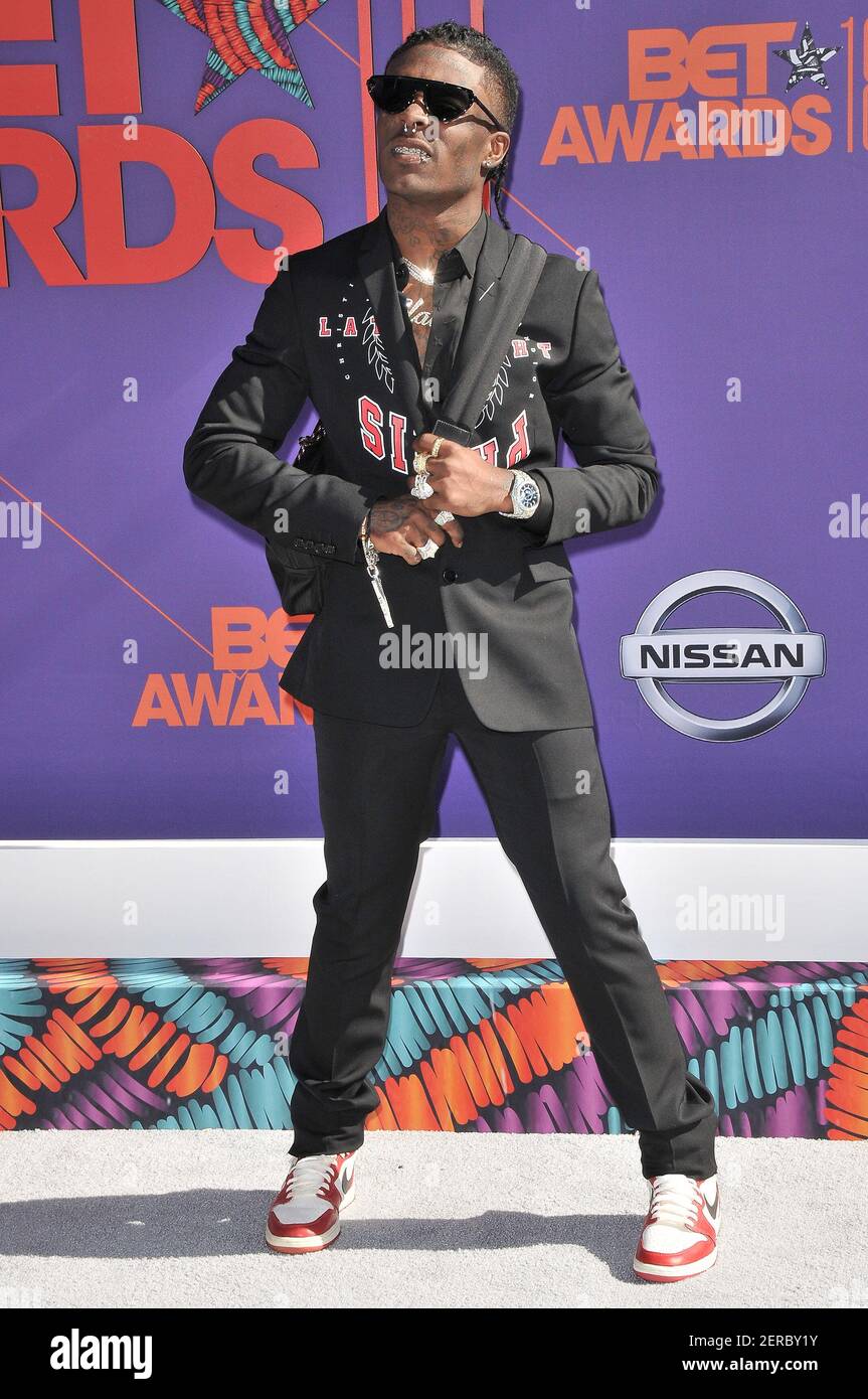 Lil Uzi Vert arrives at the 2018 BET Awards held at the Microsoft ...