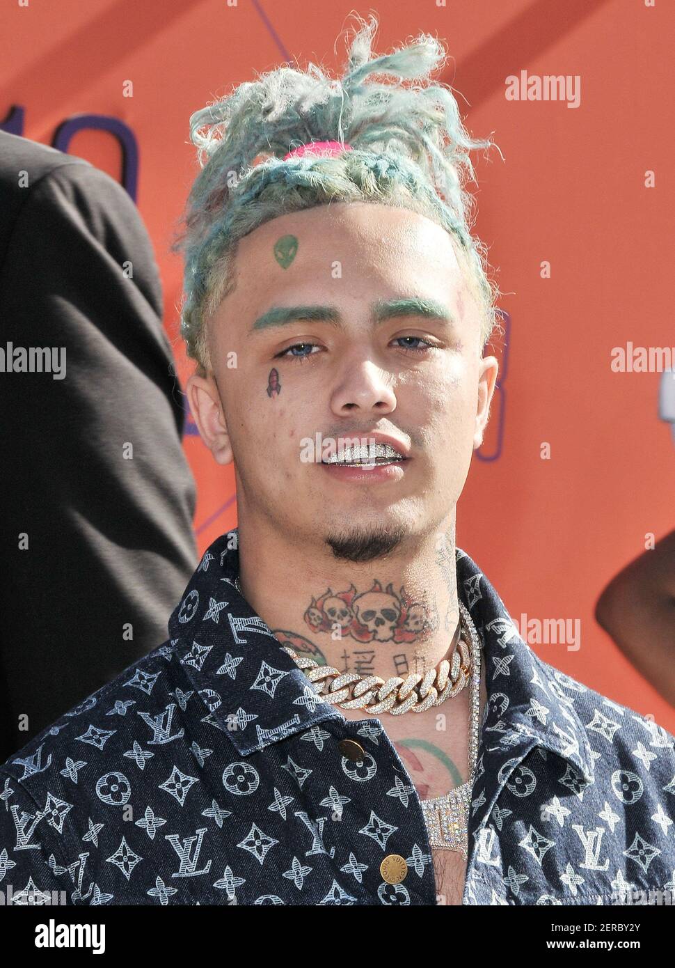 Lil Pump arrives at the 2018 BET Awards held at the Microsoft Theater ...