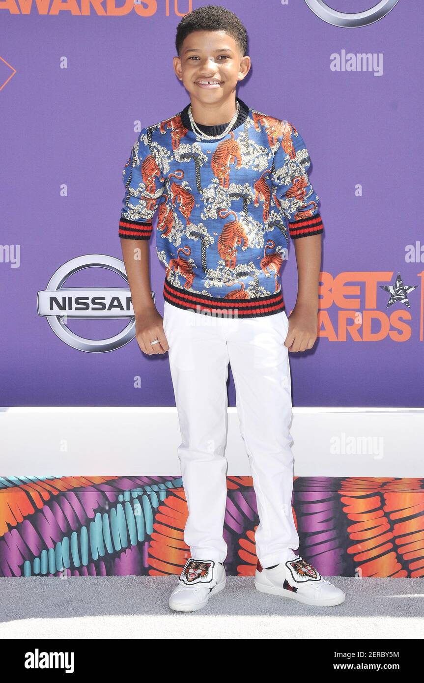Lonnie Chavis arrives at the 2018 BET Awards held at the Microsoft ...