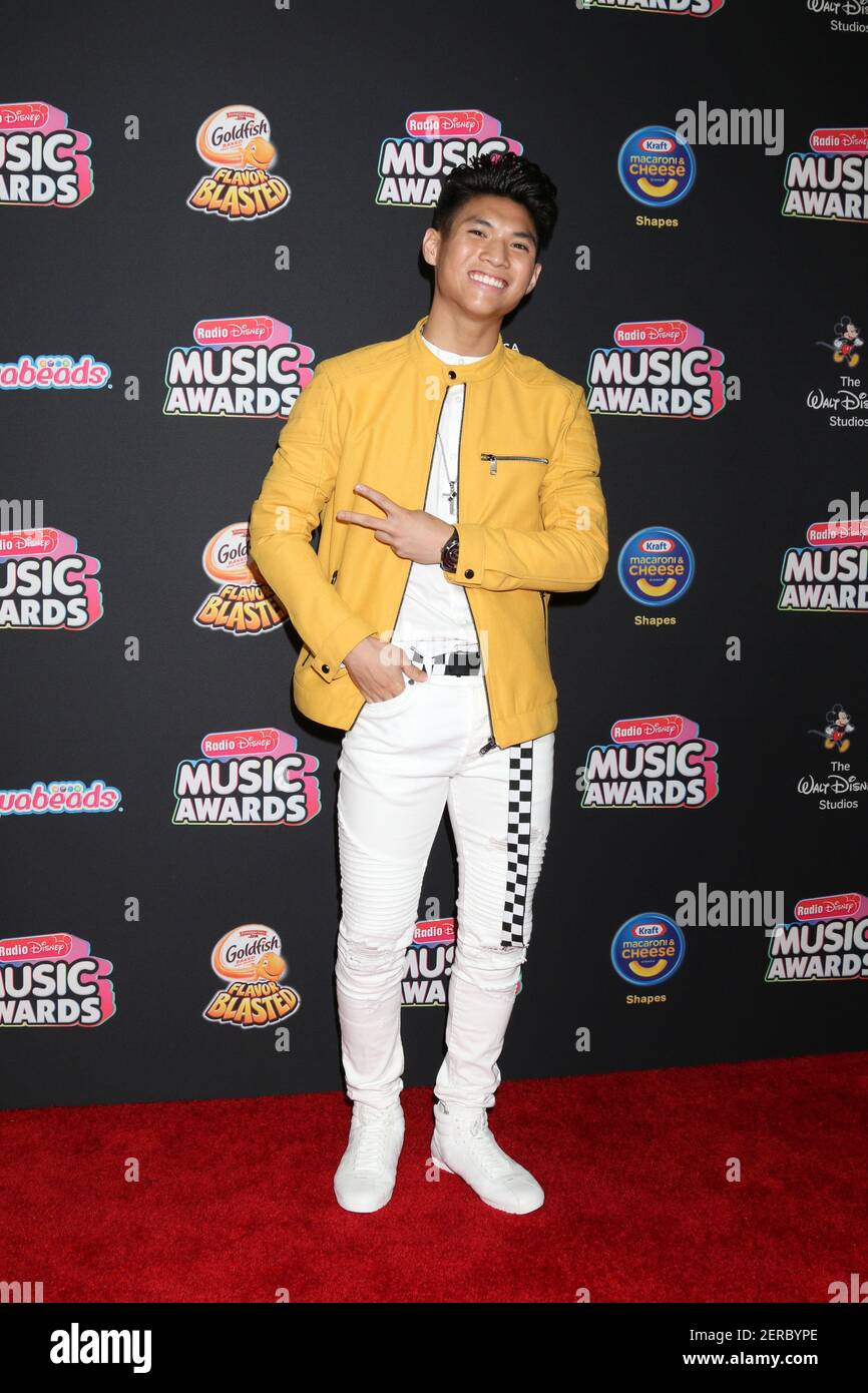 Gabe De Guzman at the 2018 Radio Disney Music Awards at the Loews Hotel ...
