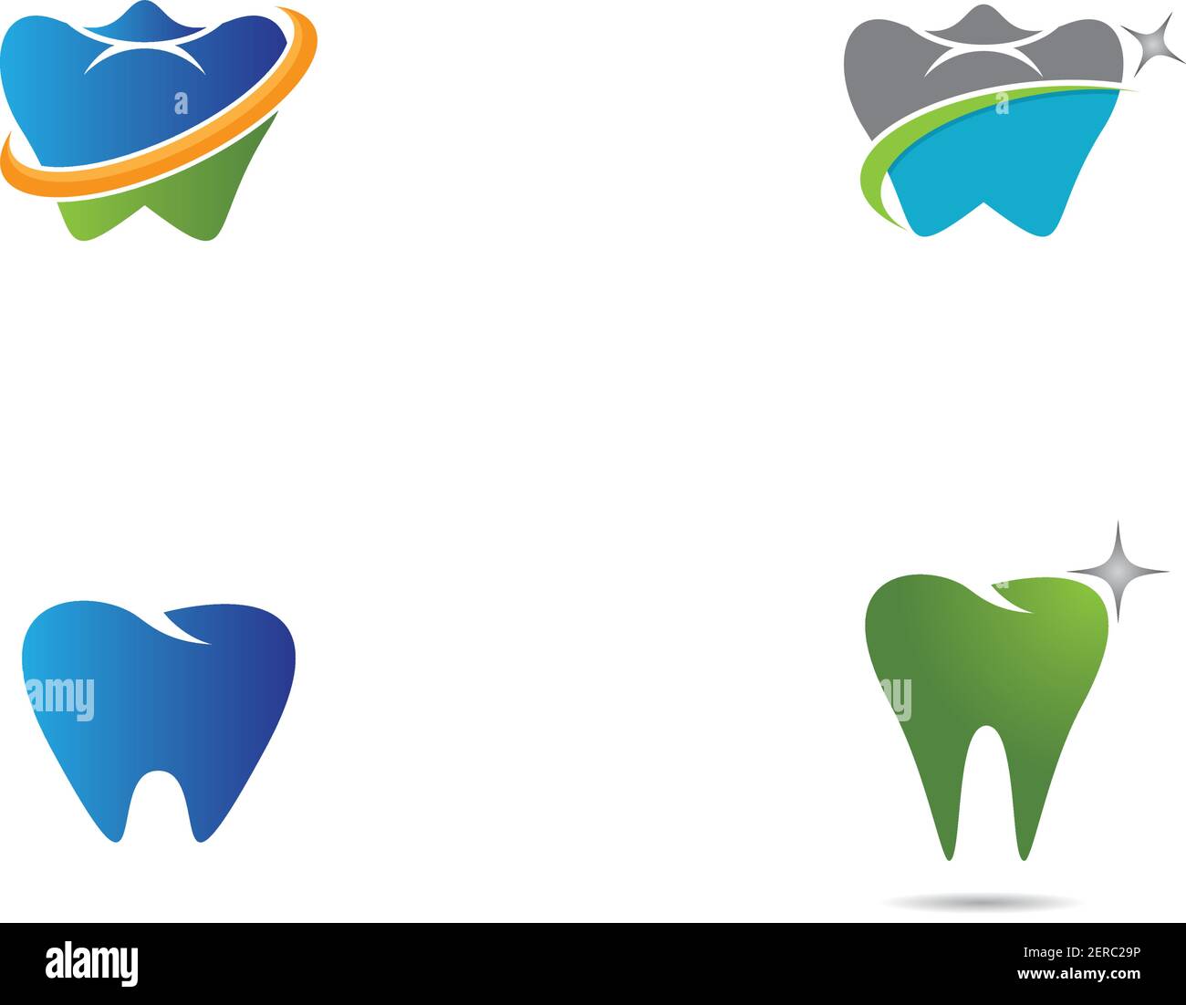 Dental logo Template vector illustration icon design Stock Vector Image ...