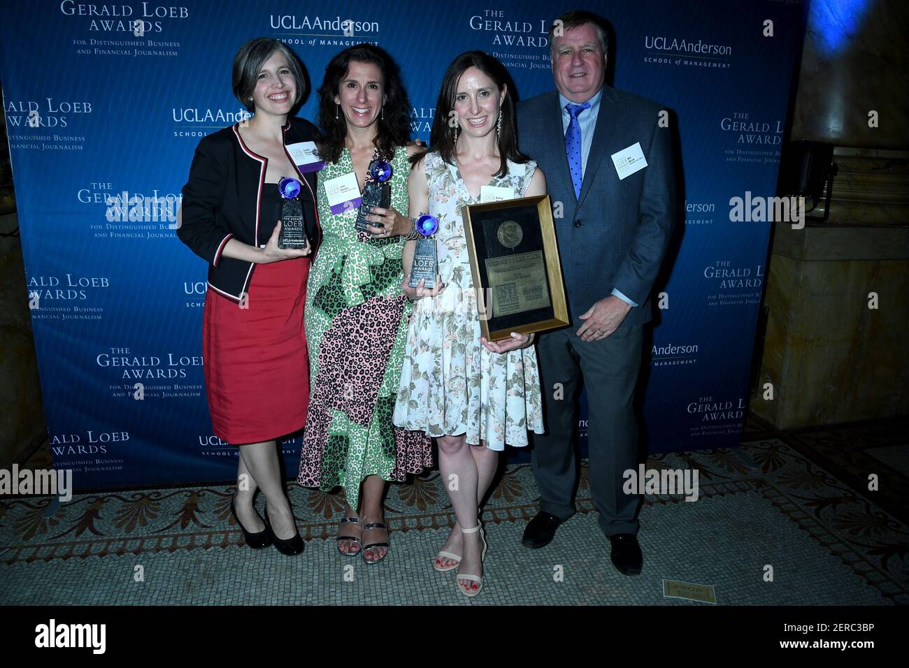 Catrin Einhorn, Jodi Kantor, Emily Steel, Bill Brink at the 61st Annual ...