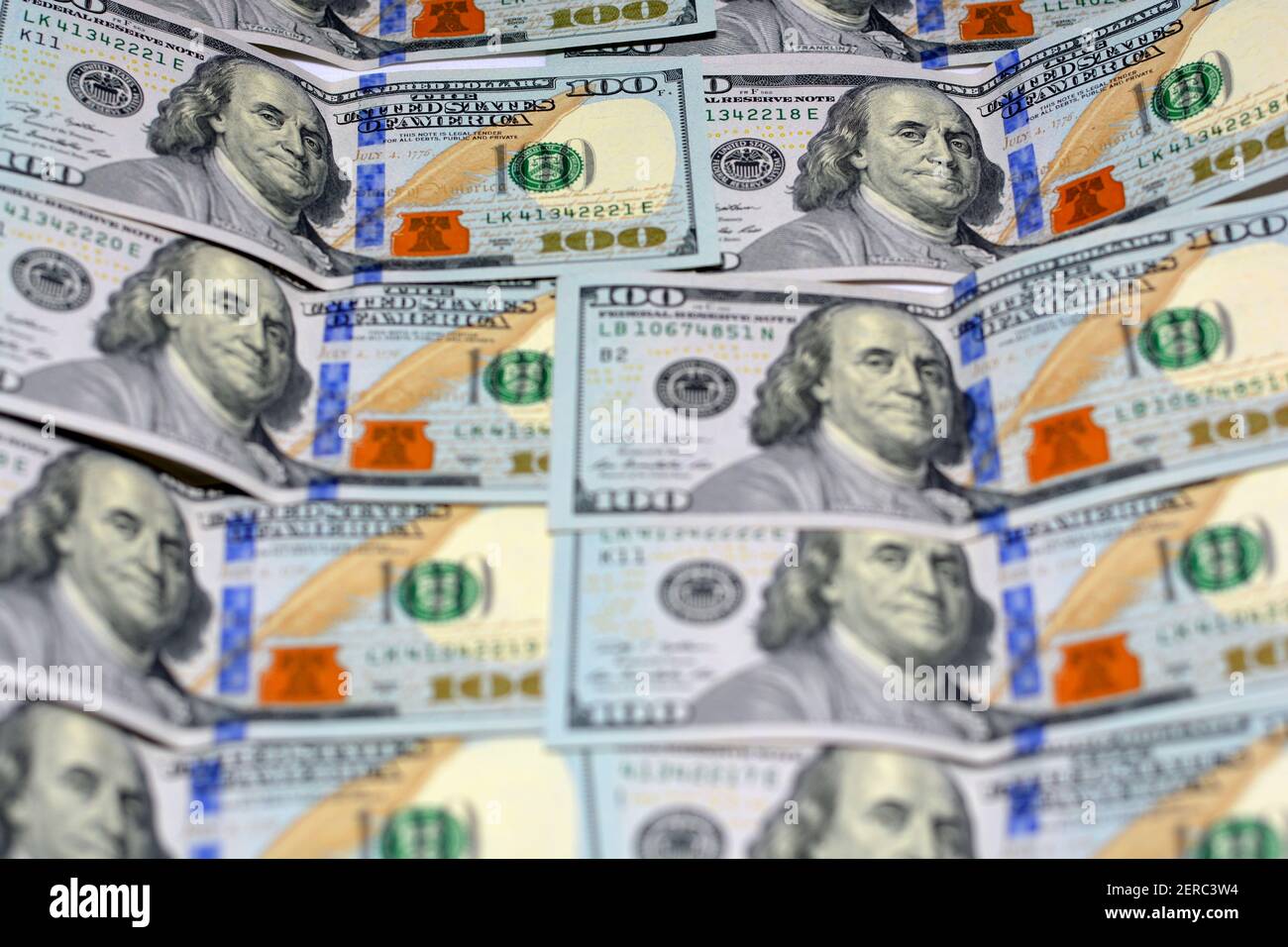 100 american dollars banknote hi-res stock photography and images - Alamy