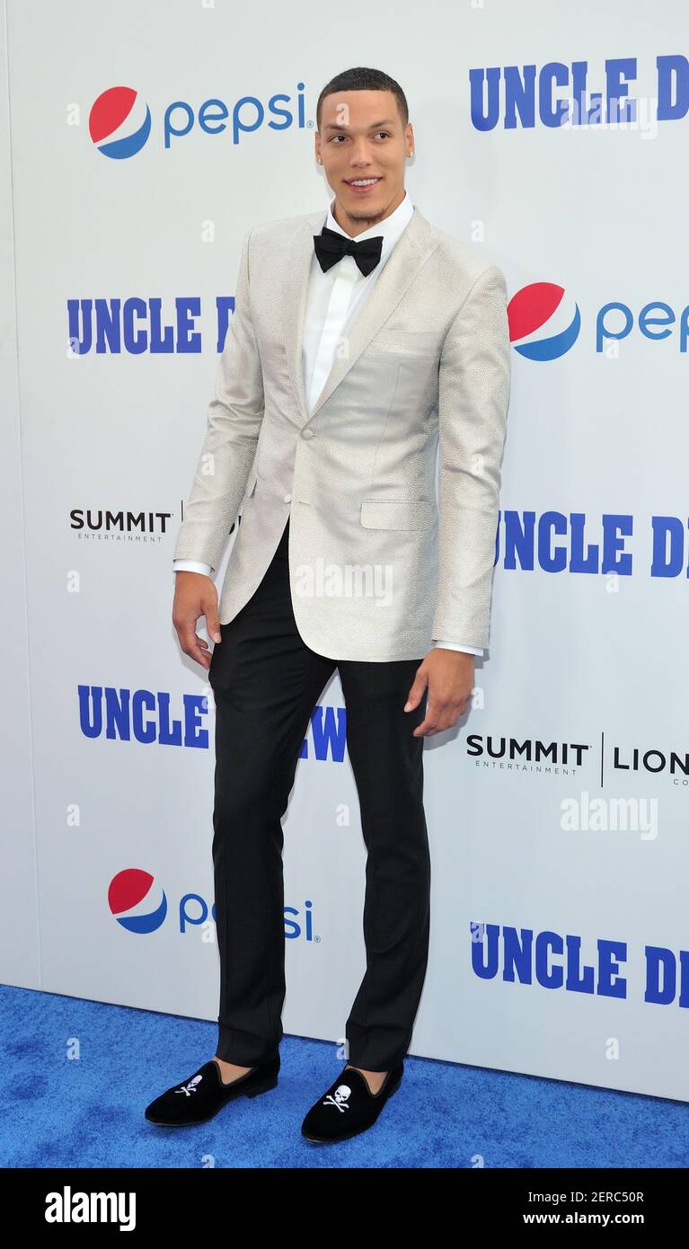 NBA player Aaron Gordon attends the world premiere of Uncle Drew at ...